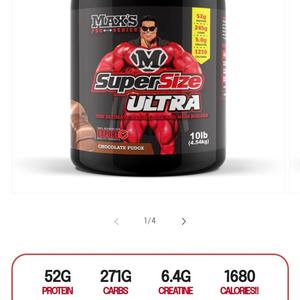 Jual Max's SuperSize Ultra Gainer Mass 10 Lbs Weight Gainer Super - Kab ...