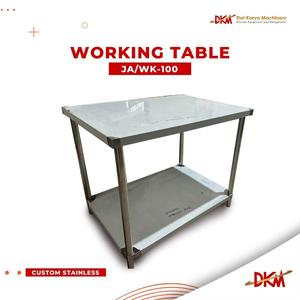 Jual Working Table Knock Down SS 201 Uk 100x70x85 CM / JA-WK100 /Meja ...