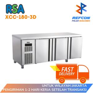 Promo Undercounter Chiller RSA XCC 180 3D S/S Stainless 3 Pintu 447 L ...