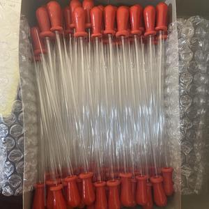 Jual Pipet Kaca 15cm 15 Cm Karet Merah Glass Pipette Tetes Kimia ...