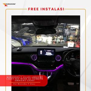 Jual Mercedes V Class Ambient Light Set with AC Turbine Ambient Light ...