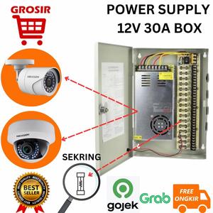 Jual PSU Power supply CCTV 12V 30A box / 12V 40A BOX PANEL - Kota ...