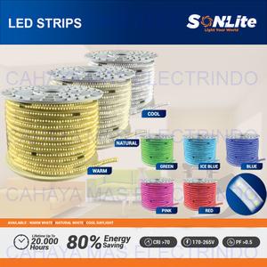 Jual SONLITE LED Lampu Strips Selang 2835 120LEDS / 144LEDS 220V ...
