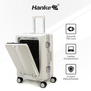 Promo Hanke Koper Laptop Size Kabin & Bagasi HK084 - Black, 20 Cicil 0% ...