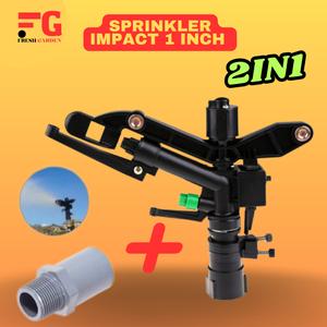 Jual Sprinkler Impact 1 Inchi Plus Sok Drat Alat Siram Taman 25 Meter ...