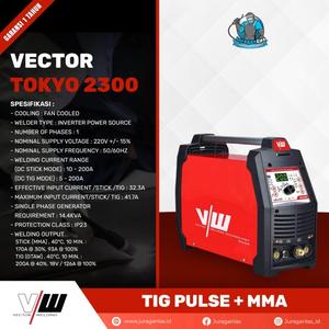 Jual Mesin las TIG Pulse + MMA 200A merk SIWM tipe Tokyo 2300 - Jakarta ...