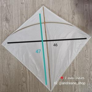 Jual Layangan putih polos - Putih - Kota Bandung - Andreane Shop ...