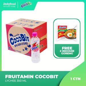 Jual 1 ctn Fruitamin Cocobit Lychee FREE 2 Indomie Goreng - Kota ...