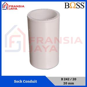 Jual Socket PVC Pipa Conduit Listrik 20 mm B 242 / 20 Boss - Kota Depok ...
