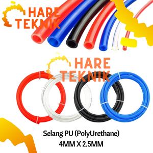 Jual Selang Pu (PolyUrethane) OD 4 x ID 2.5 Pneumatic (Meteran) - Biru - Jakarta Barat - Hare ...