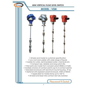 Jual VERTICAL FLOAT LEVEL SWITCH VSM for Water Best - Kota Surabaya ...
