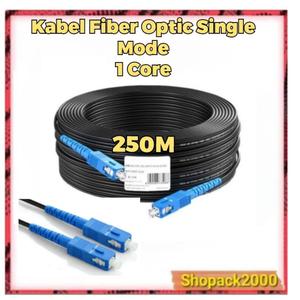 Jual Kabel ftth dropcore fiber optic simplex single mode 1 core 3 sling ...