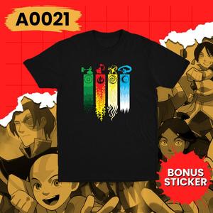 Jual Kaos Anime Avatar The Last Airbender Nations Tribe A0021 - Kaos ...