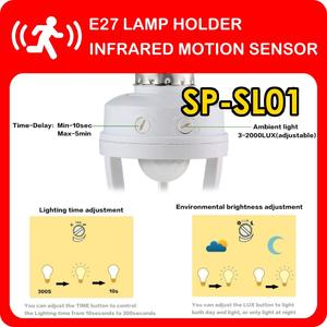 Jual TERLARIS Saklar Sensor PIR Fitting Lampu E27 Infrared Motion ...