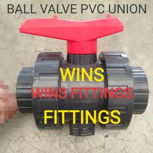 Jual Ball Valve Union PVC Socket 1.5" Stop keran watermur plastik pipa ...