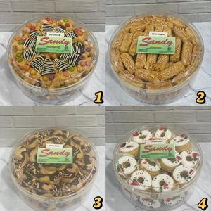 Jual SANDY COOKIES REGULAR (HIJAU) TOPLES TIN SEDANG (Exp PANJANG 2024 ...
