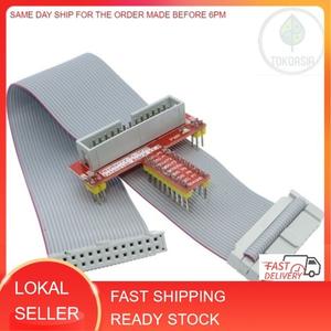 Jual Raspberry pi T Cobbler GPIO extension board cable plug-in 26 pin ...