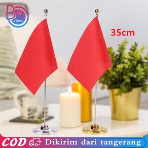 Jual 1set Bendera Negara Meja Dan Tiang Metal Stand Tiang Bendera Meja ...