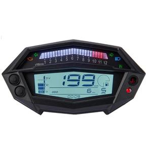 Jual Motorcycle tachometer hour meter digital speedometer gear ...