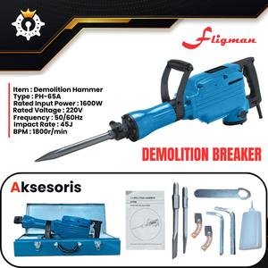 Jual Mesin Bobok Beton Tembok Jack Hammer Fligman PH 65A Demolition ...