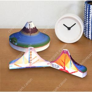 Jual STRUKTUR GUNUNG FUJI JEPANG papercraft miniatur sejarah warisan ...