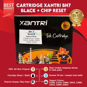 Jual Cartridge XANTRI BH7 Balck CH7 Color Plus Chip Reset Printer G1010 ...
