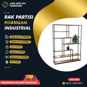 Jual Rak Partisi Pembatas Ruangan Industrial Minimalis - Jakarta ...