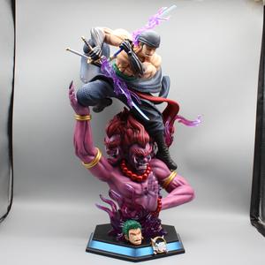 Jual Statue One Piece MJ Studio Roronoa Zoro Demon Ashura LED Design ...