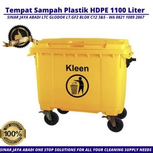 Jual Tempat Tong Sampah Plastik 1100 Liter Roda Plastic Dust Bin Wheel - Kota Surabaya - Super ...
