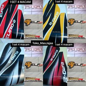 Jual stiker sticker emblem logo isuzu elfhd 125 ps nhr 55 nkr 71 stiker ...