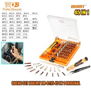 Jual )E1R5( Jakemy JM-8115 Obeng Set 45 IN1 Screwdriver Mini Hardware ...
