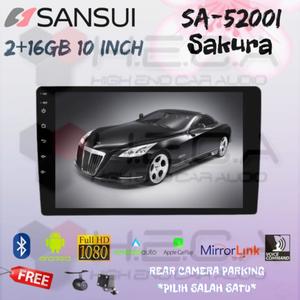 Jual SANSUI Sakura 2/16 GB Android 10 Inch SA-5200I Head Unit Tape ...