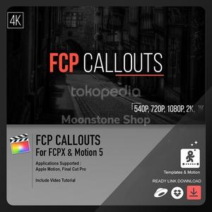 Jual FCP Callouts for FCPX & Motion - LINK - Jakarta Selatan - MOONREV | Tokopedia