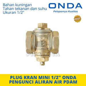 Jual Plug Kran Mini 1/2 Kuningan ONDA 1/2 inch - Kota Surabaya - Pipa ...