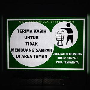 Jual Rambu jagalah kebersihan - Jakarta Timur - megajayaped | Tokopedia