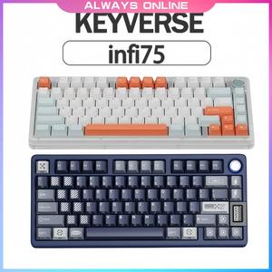 Jual 75key Hot-swap Key Verse Infi75 Gamer Mechanical Keyboard 3mode ...