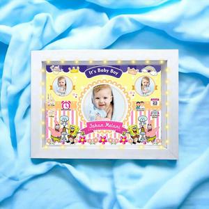 Jual Baby Bio Frame 3D | Biodata Bayi | Cetak Baby Bio Custom - h ...