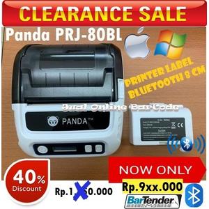 Jual LABEL PRINTER PANDA PRJ-80BL BLUETOOTH +STICKER THERMAL u ...
