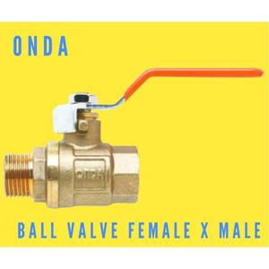 Jual Ball valve M X F / Ball valve drat luar dalam 1 1/2" inch ONDA ...
