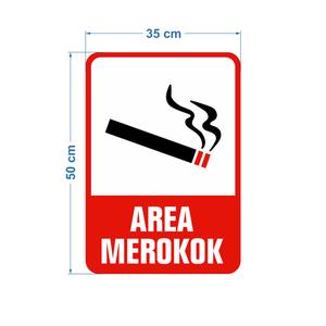 Jual RAMBU AREA MEROKOK 35CM X 50CM PLAT ALUMUNIUM - Jakarta Timur ...