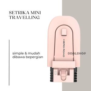 Jual Setrika Mini Traveling Strika Lipat Gosokan Listrik Iron Portabel ...