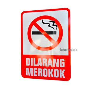 Jual RAMBU DILARANG MEROKOK 35CM X 50CM PLAT ALUMUNIUM - Jakarta Timur ...