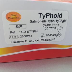 Jual Typhoid Salmonella Typhi Igg-Igm | Tifoid Test Card Cassette - Kab ...