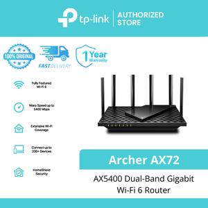 Jual TP-LINK Archer AX72 AX5400 Dual Band Gigabit Wireless WiFi 6 ...