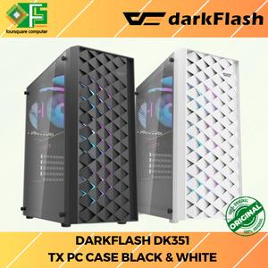 Jual Casing PC ATX Darkflash DK351 Black & White + 4x ARGB Fan | CPU ...