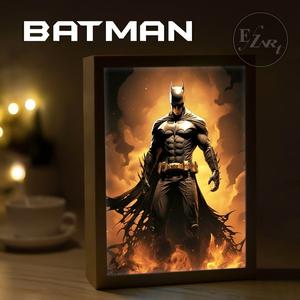 Jual Part 1 Batman Robin Joker Bingkai Lampu LED Pigura Light Painting ...
