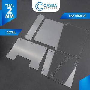 Jual RAK / TEMPAT / DISPLAY BROSUR AKRILIK DISPLAY UKURAN A4 - Kota ...