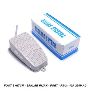 Jual Foot Switch - Saklar Injak - FORT - FS-2 - 10A 220V AC - Jakarta ...