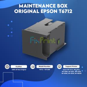 Jual Maintenance Box T6712 Printer WF6091 WF 5111 WF5621 Kotak ...