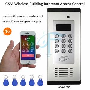 Jual 4G Wireless GSM Gate Intercom Door Phone with Backlit Access ...